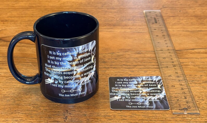 The Programmer's Mantra or Coffee Mentat's Credo 3x3 Laptop or Coffee ...