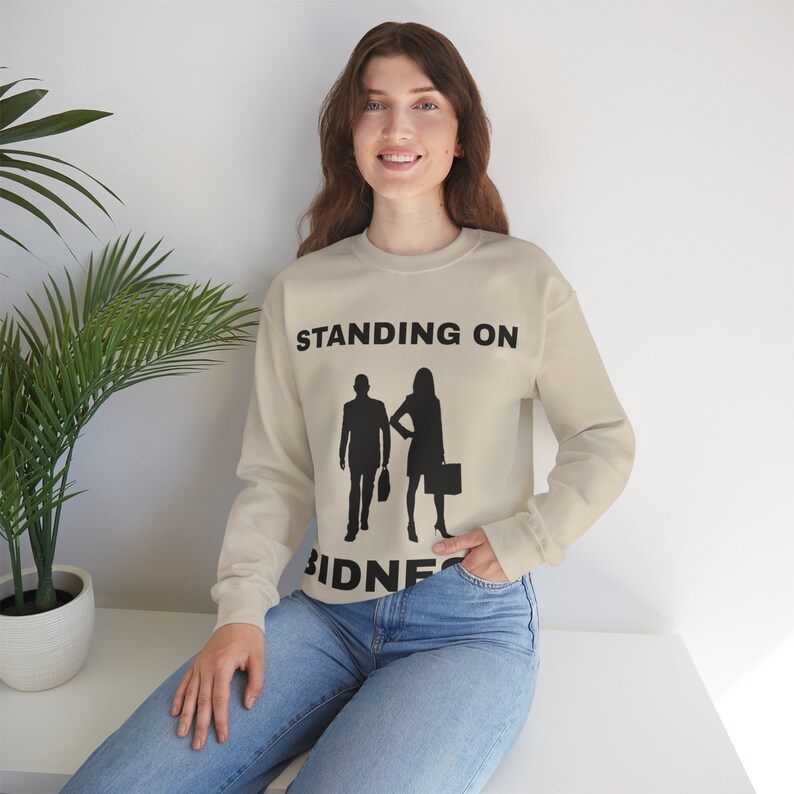 Standing on Bidness Funny Standing on Business Unisex - Etsy