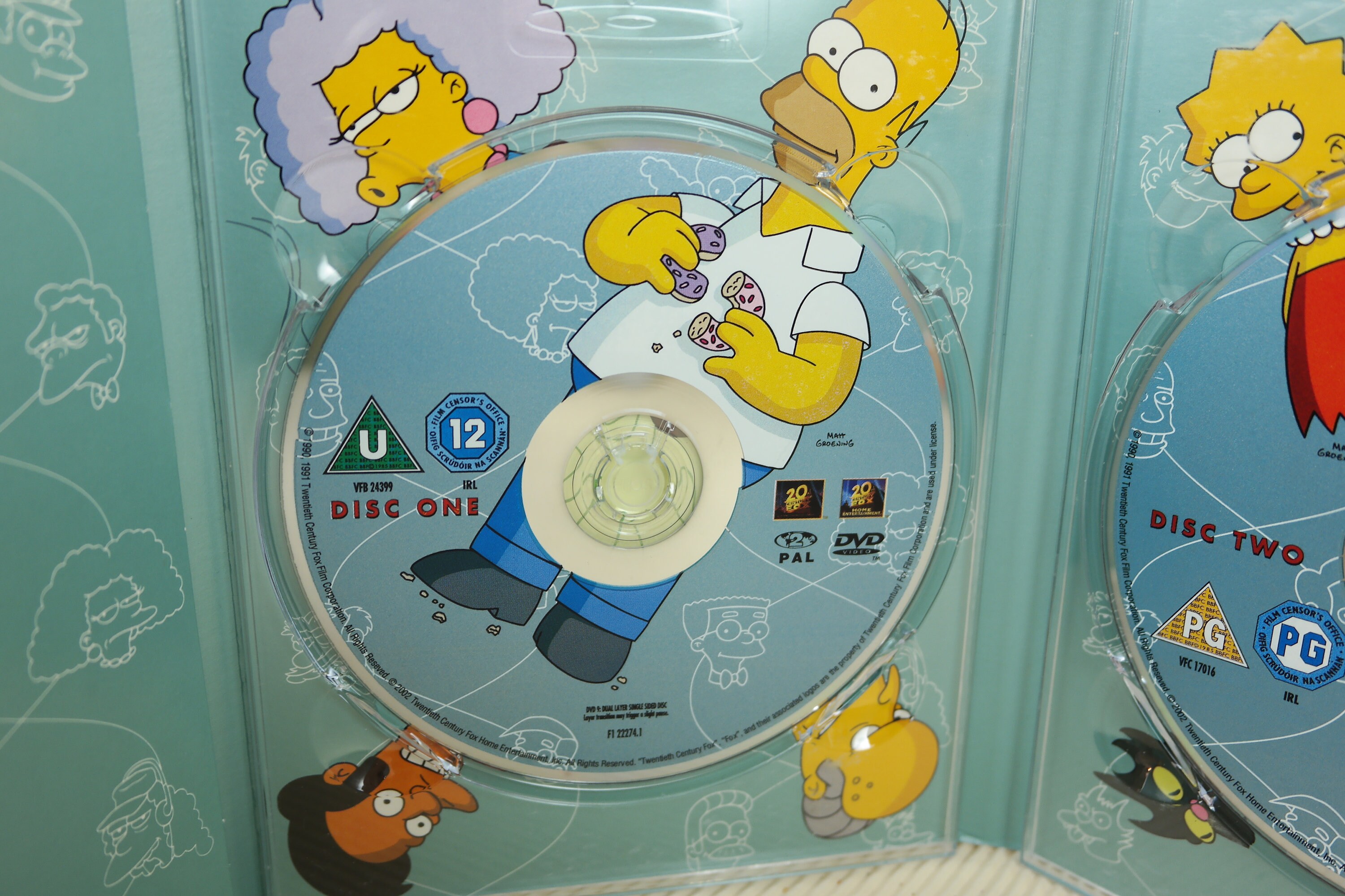 The Simpsons, Season 2 ,DVD,4 Disc Set - Etsy