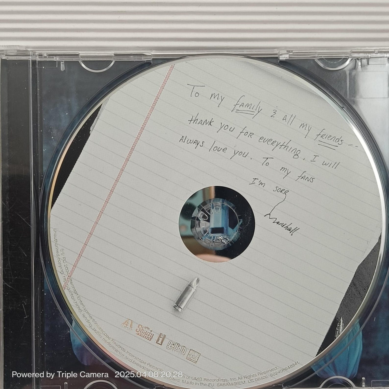 Encore by Eminem CD Disc From Home Collection Very Good Condition - Etsy