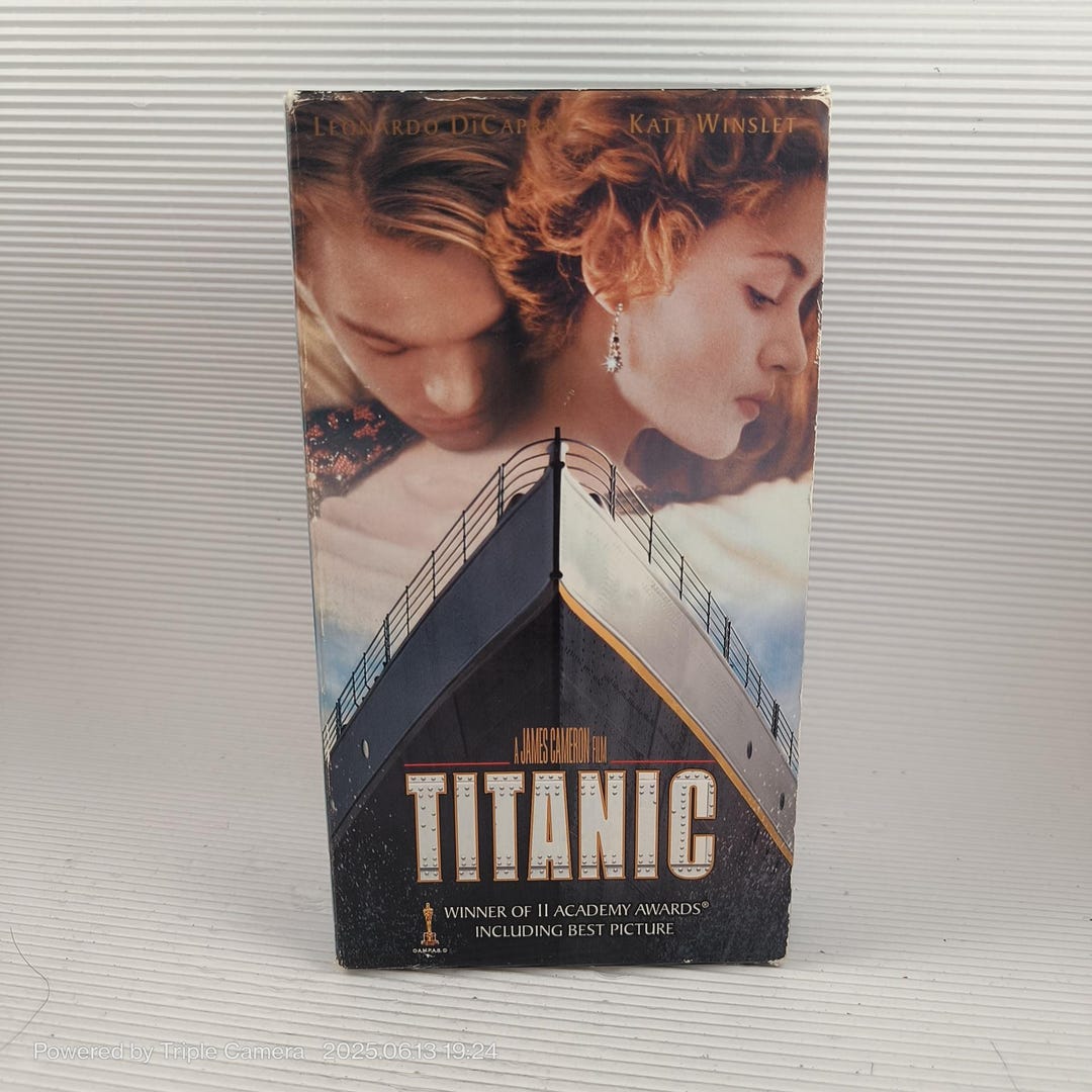 Vintage TITANIC VHS 2-tape Box Set: Widescreen Hi-fi Edition - Etsy