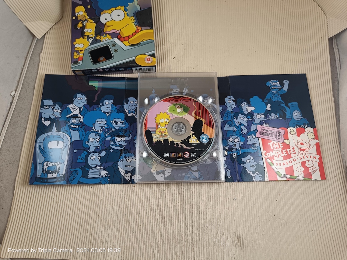 The Simpsons Season 7 ,dvd Disc Box, From Home Collection,pal 2 Region ...