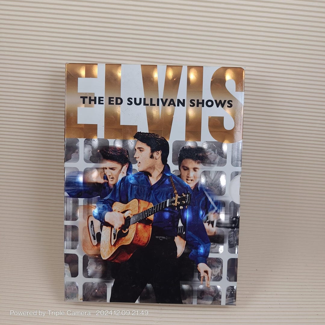 Elvis Presley, the Ed Sullivan Show Dvd Disc Set, for Home Collection ...
