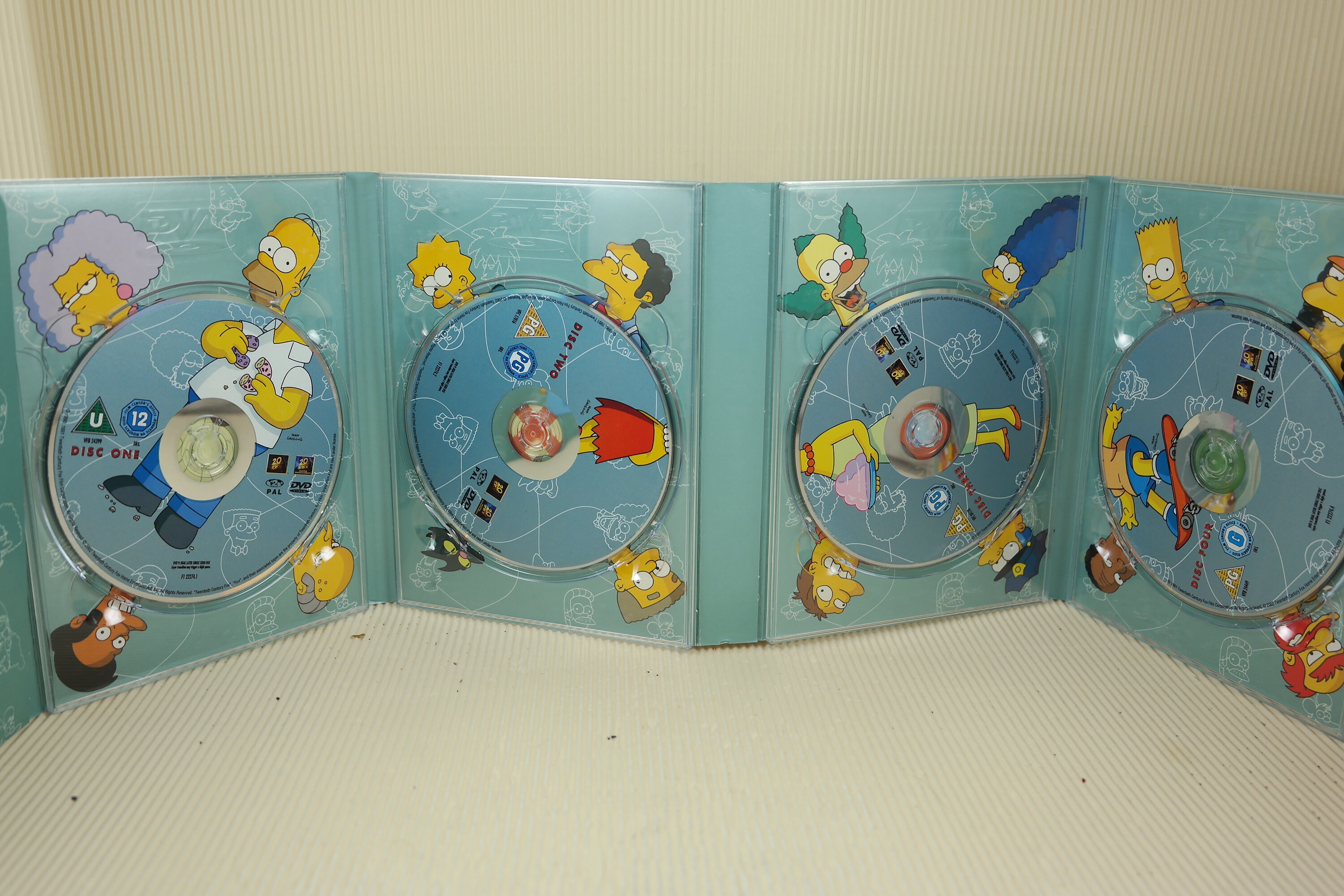 The Simpsons, Season 2 ,DVD,4 Disc Set - Etsy