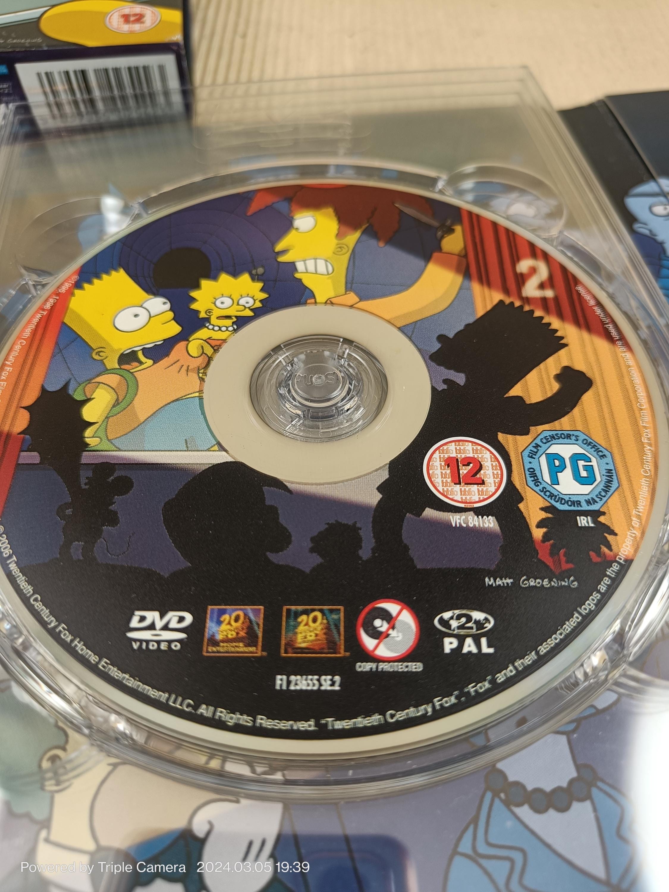 The Simpsons Season 7 ,dvd Disc Box, From Home Collection,pal 2 , EU ...