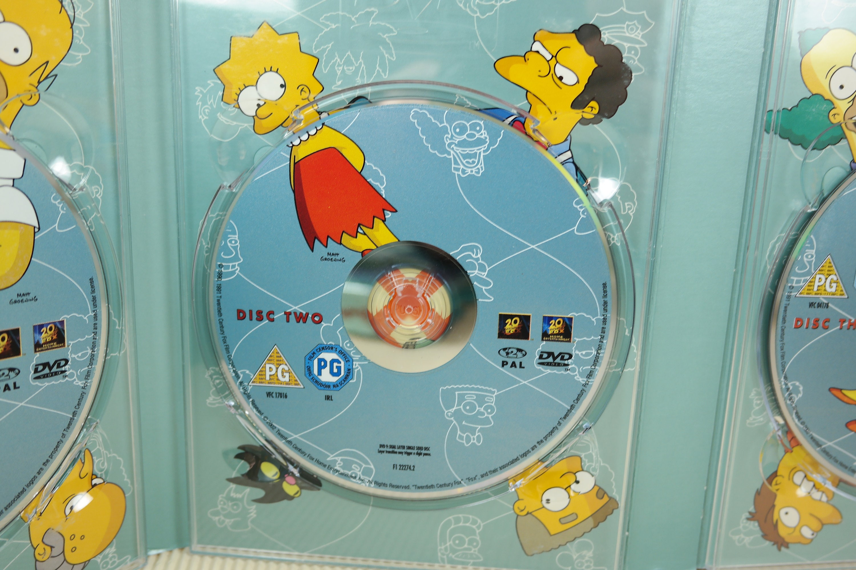 The Simpsons, Season 2 ,DVD,4 Disc Set - Etsy