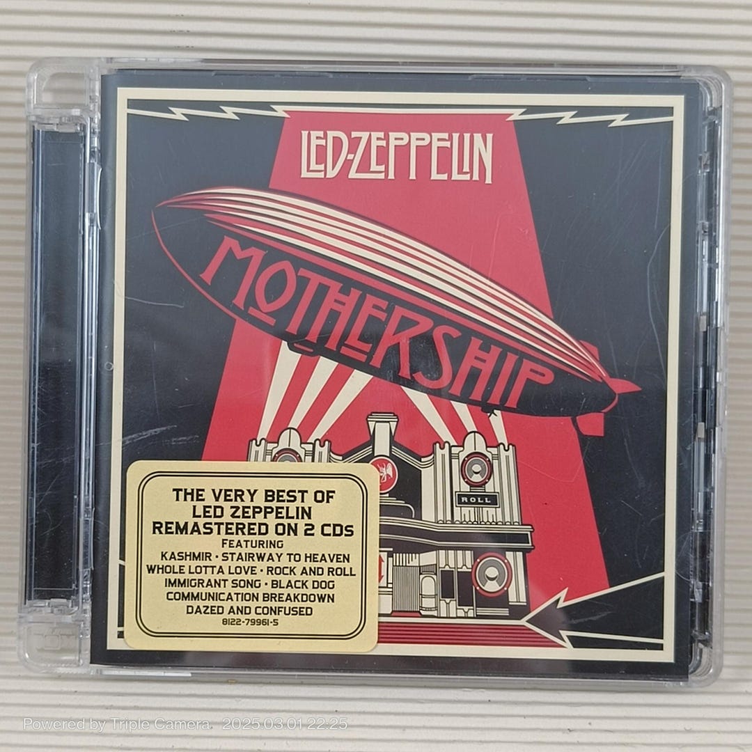 Led Zeppelin Mothership Cd Disc From Home Collection Very Good ...