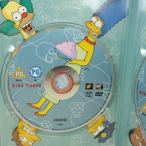 The Simpsons, Season 2 ,DVD,4 Disc Set - Etsy