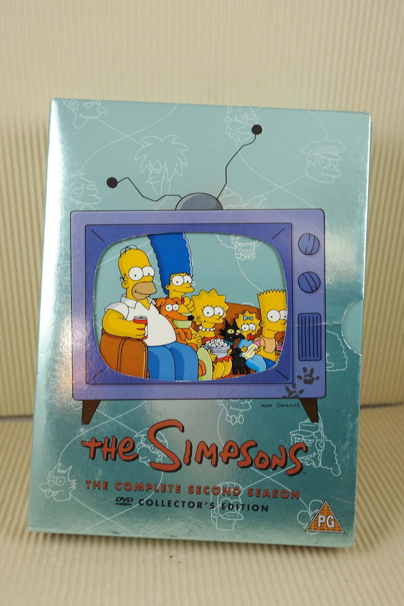 The Simpsons, Season 2 ,DVD,4 Disc Set - Etsy