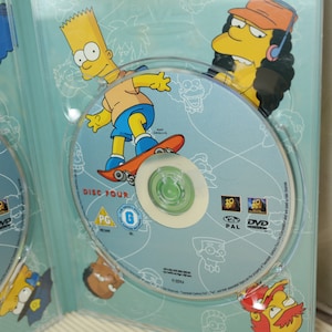 The Simpsons, Season 2 ,DVD,4 Disc Set - Etsy
