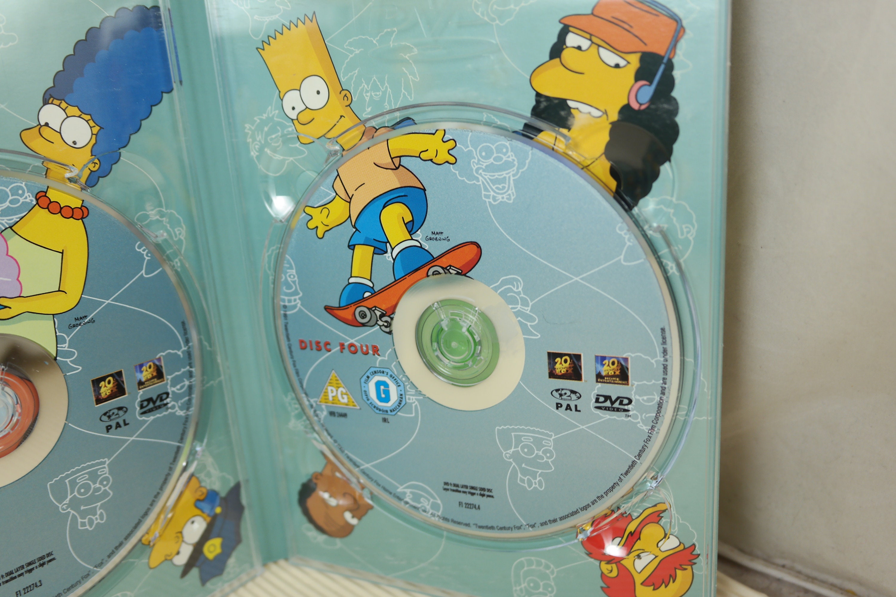 The Simpsons, Season 2 ,DVD,4 Disc Set - Etsy