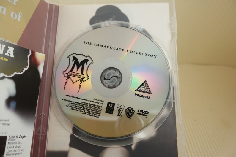 The IMMACULATE Collection, Madonna , DVD Disc, From Home Collection ...