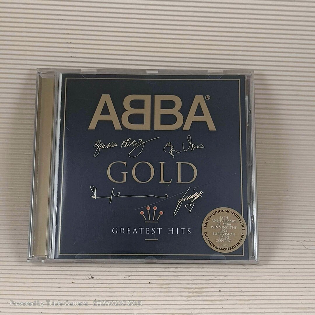 ABBA Gold Greatest Hits, Limited Edition Signature Issue, CD Disc, Good ...