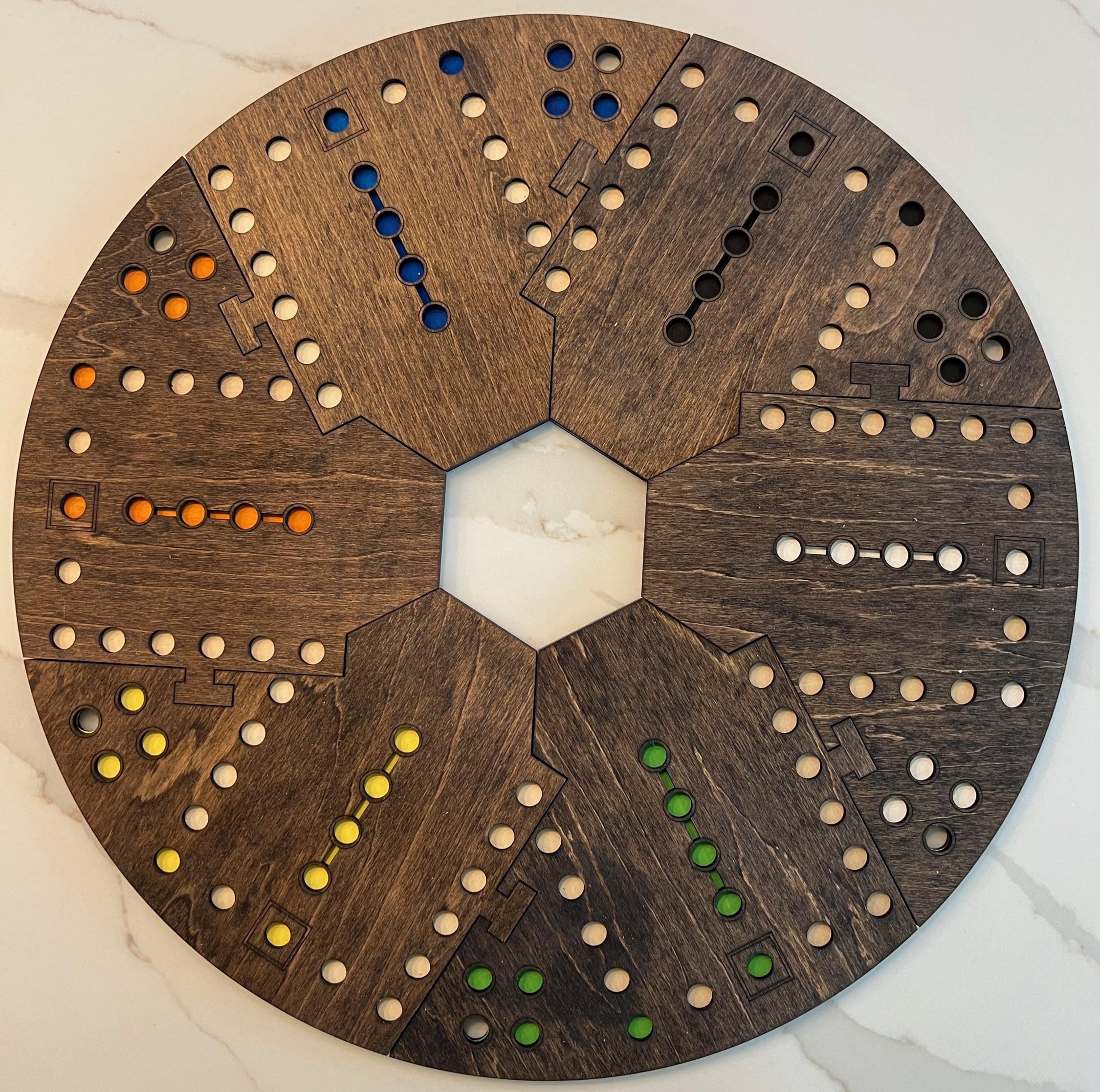 Aggravation Game Board Laser File With Optional Center - Travel ...
