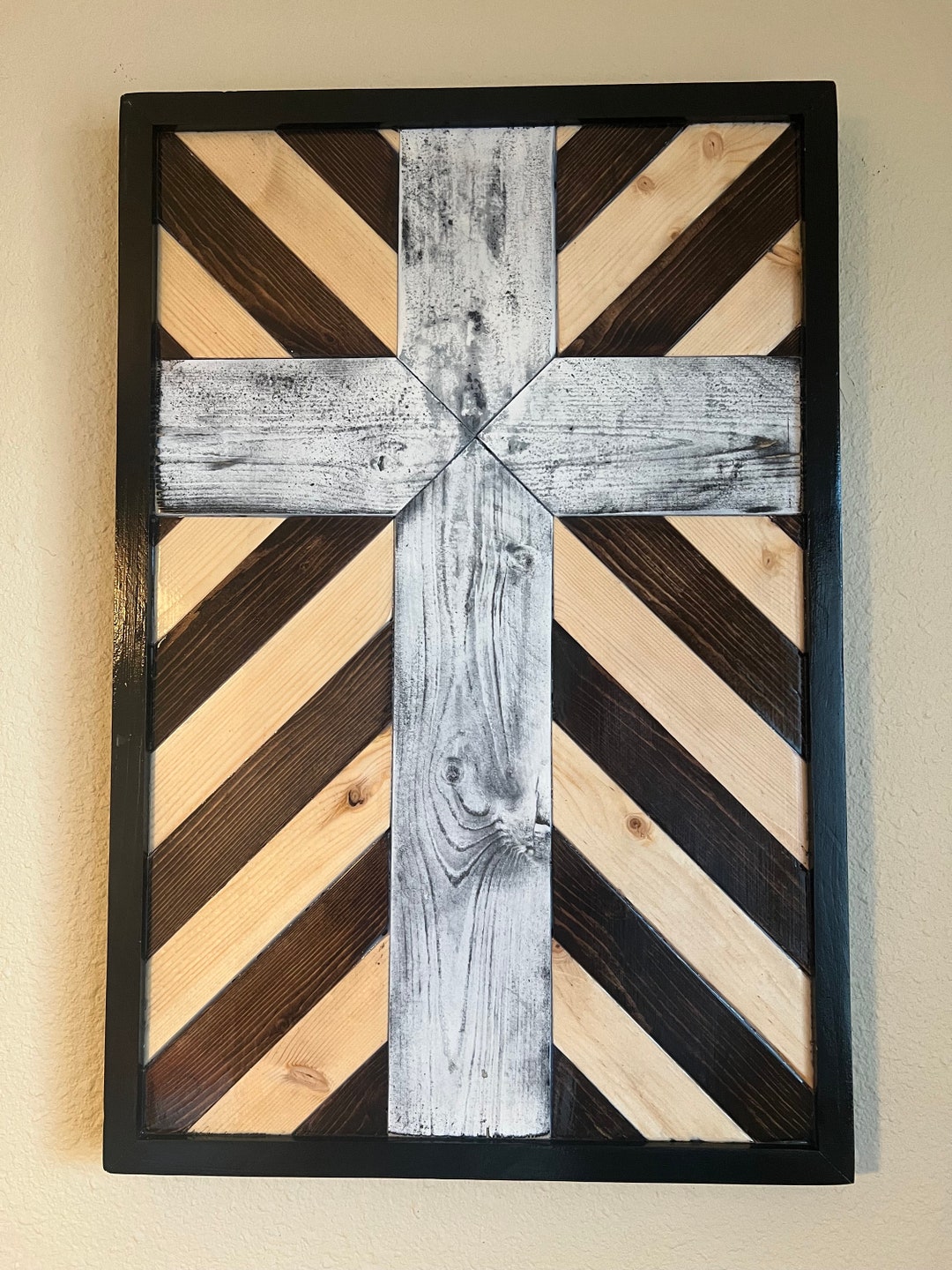 Rustic Cross Wall Art/decor - Etsy