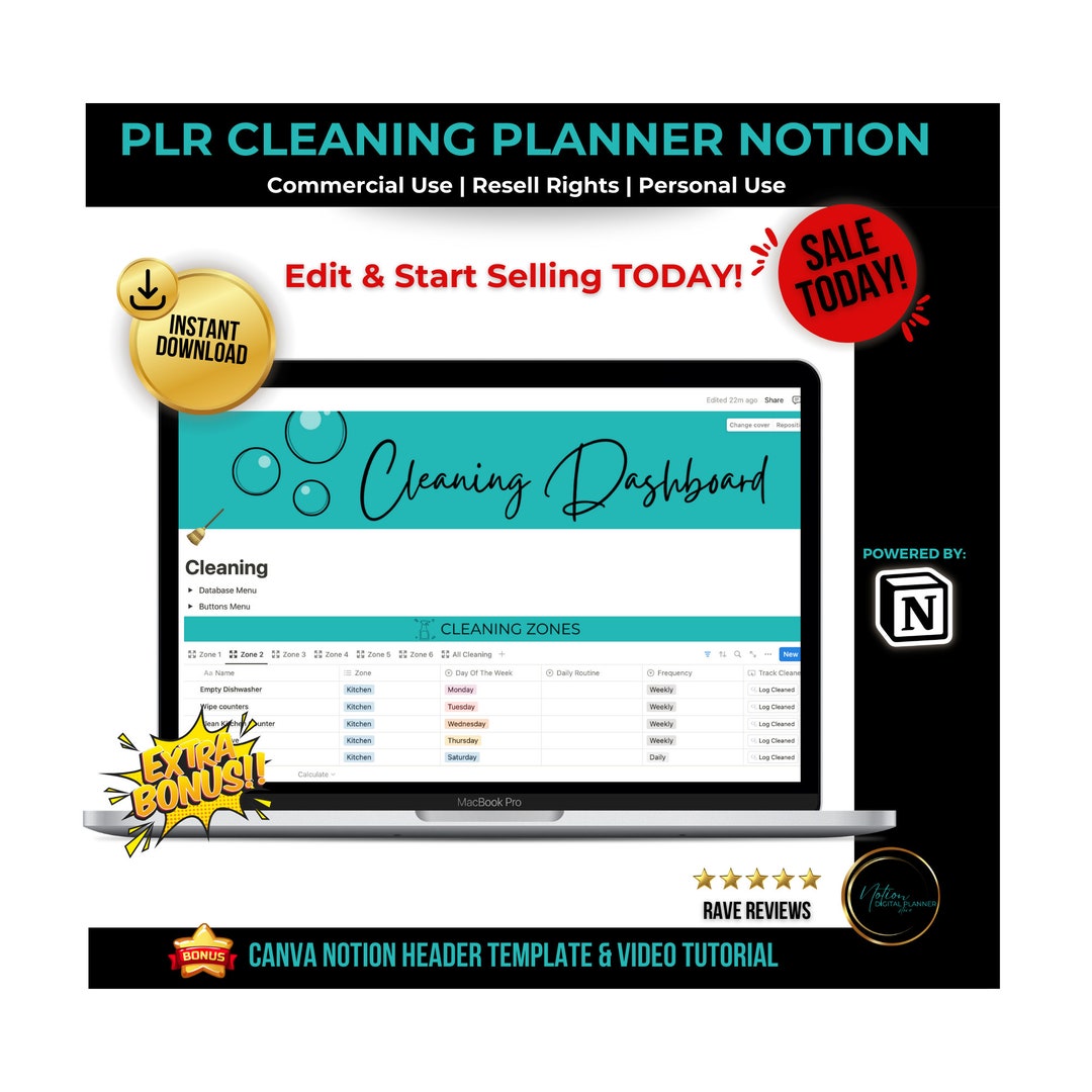 CLEANING PLANNER TEMPLATE Flylady Cleaning Schedule, Flylady Cleaning ...