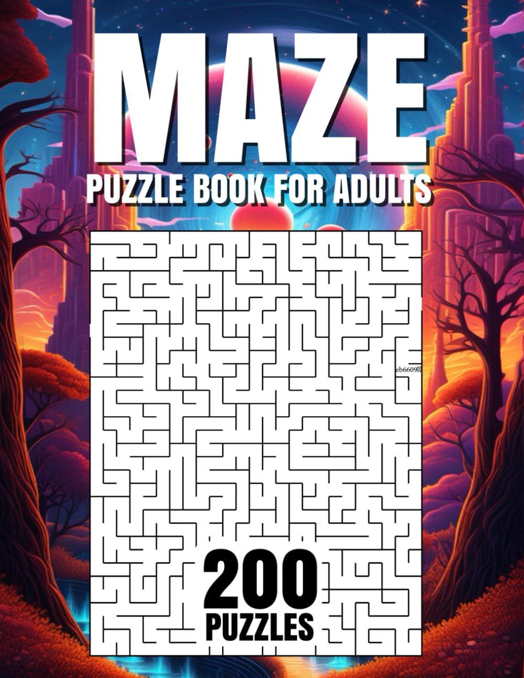 MAZE PUZZLE BOOK for Adults 200 Puzzles - Etsy
