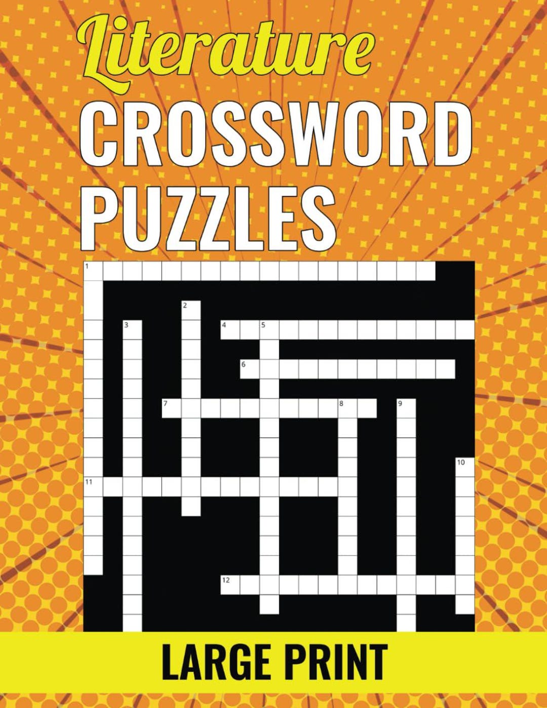 LITERATURE CROSSWORD Puzzles - Large Print - Etsy