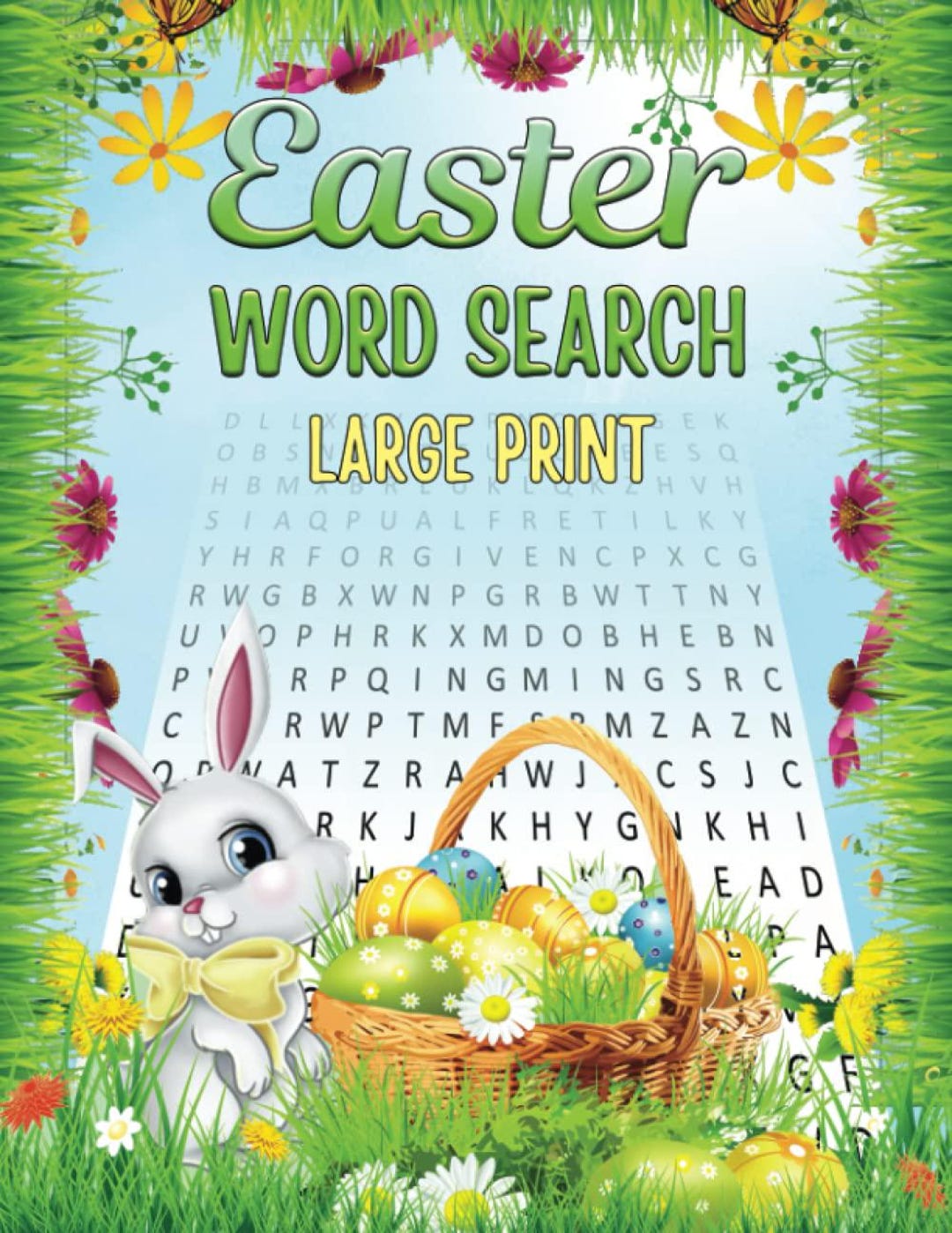 EASTER WORD SEARCH: Easter Word Find Puzzle Book for Adults, Teens and ...
