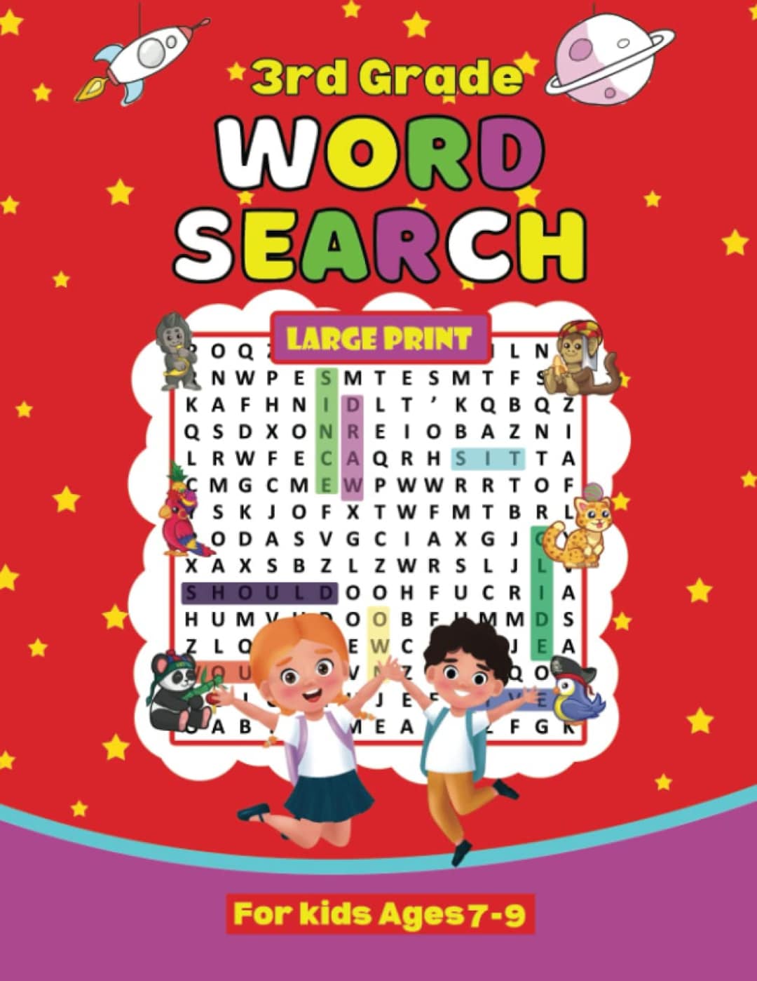 3rd Grade Word Search: Ages 7-9 - Etsy