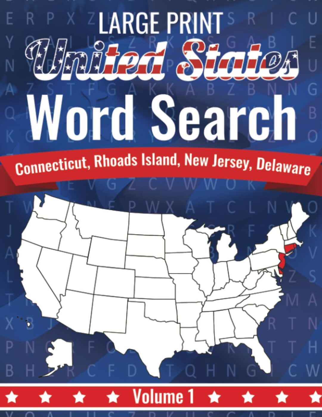 USA Word Search by State Puzzles: Connecticut, Rhodes Island, New ...