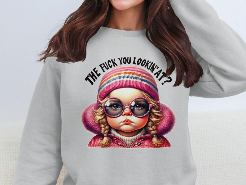 Funny Meme Sweatshirt, Sarcastic Quote Shirt, Trendy Retro Sweatshirt ...