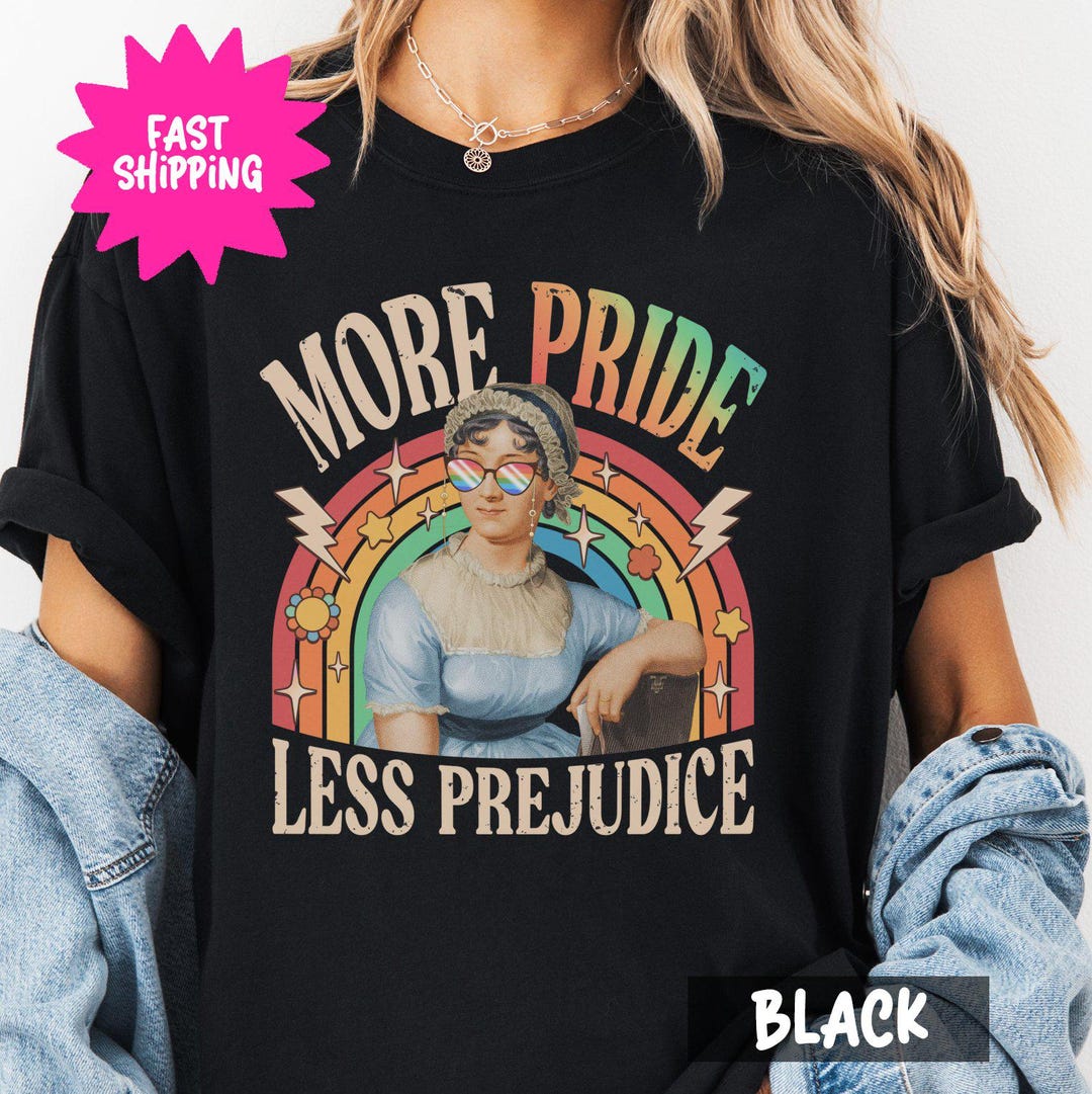 More Pride Less Prejudice Comfort Colors T-shirt - Etsy