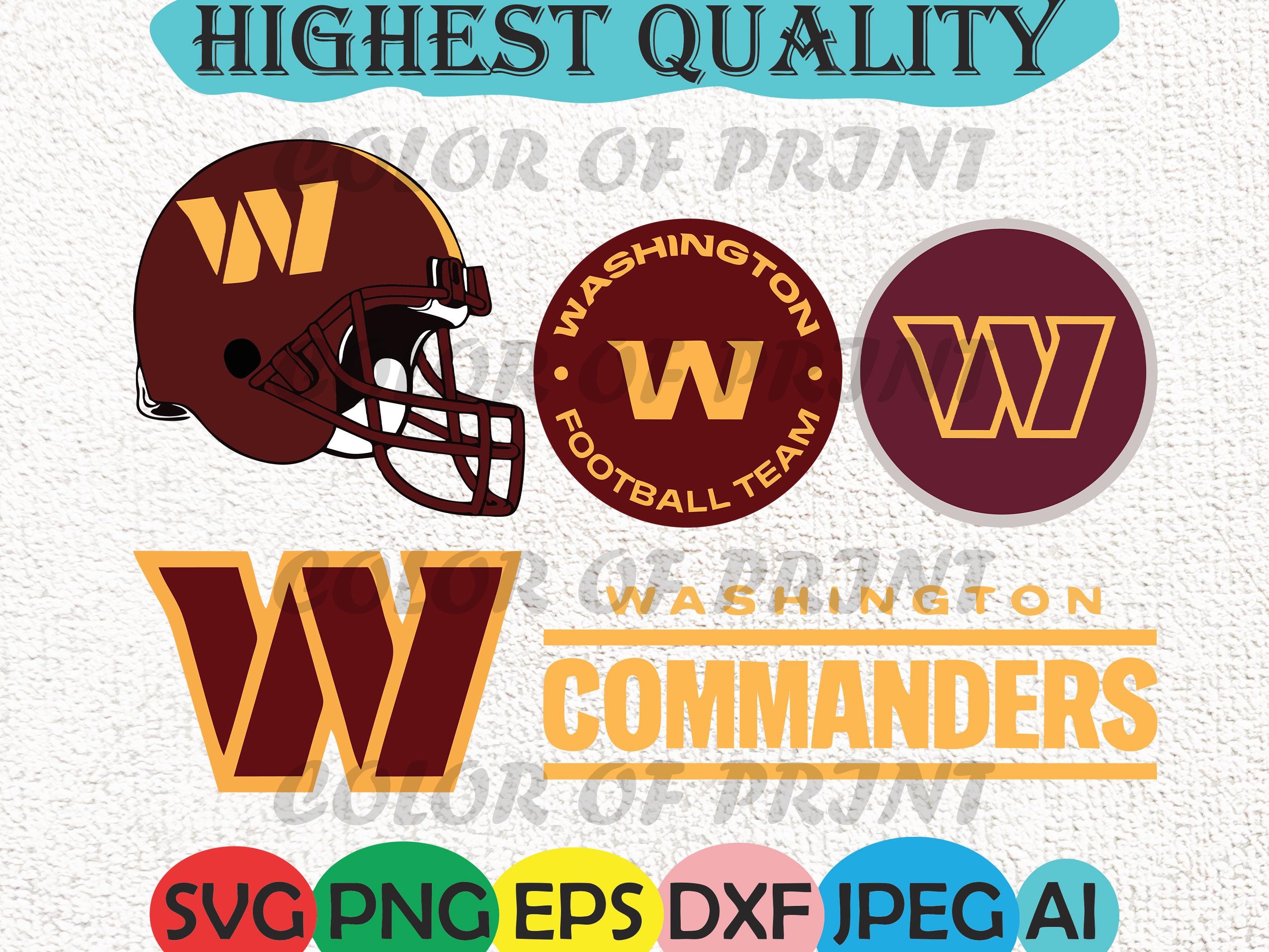 Commanders Svg, Commanders Svg Bundle, Commanders for Cricut ...