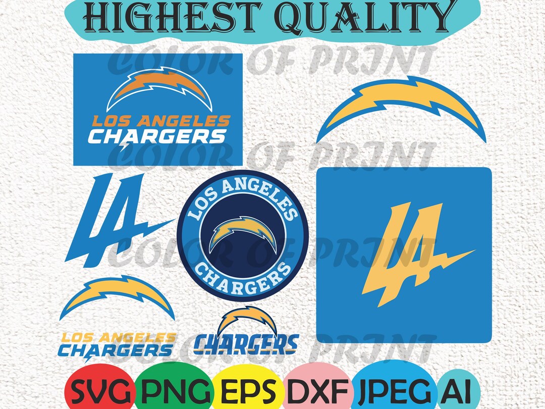 Chargers Svg, Chargers Svg Bundle, Chargers for Cricut, Chargers ...