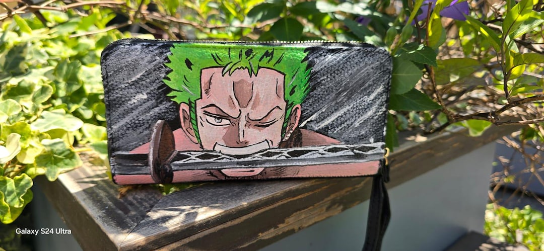 Zoro (one Piece) Hand-painted Wallet - Etsy