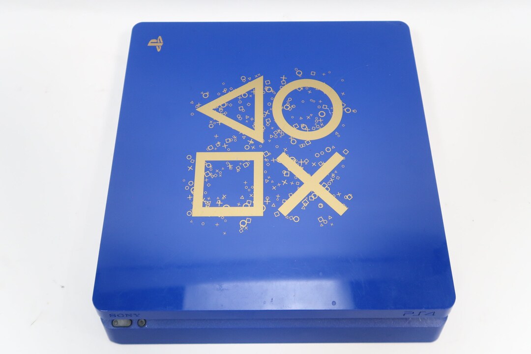 Ps4 Slim Limited Edition Blue 20% Percent Off - Etsy