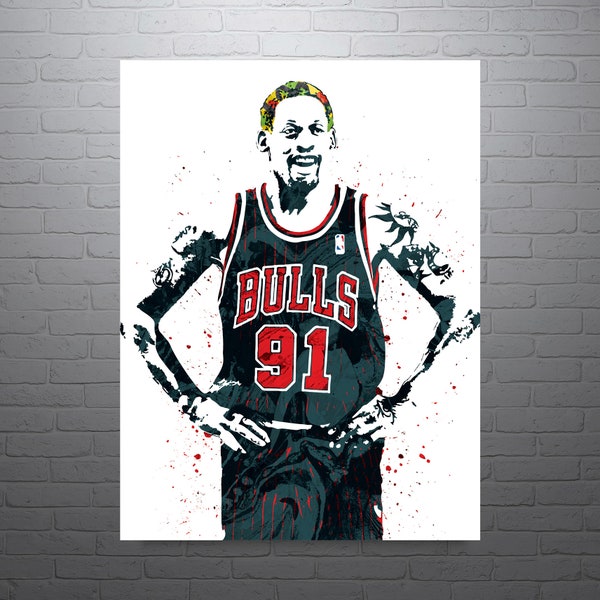 Dennis Rodman Poster - Etsy