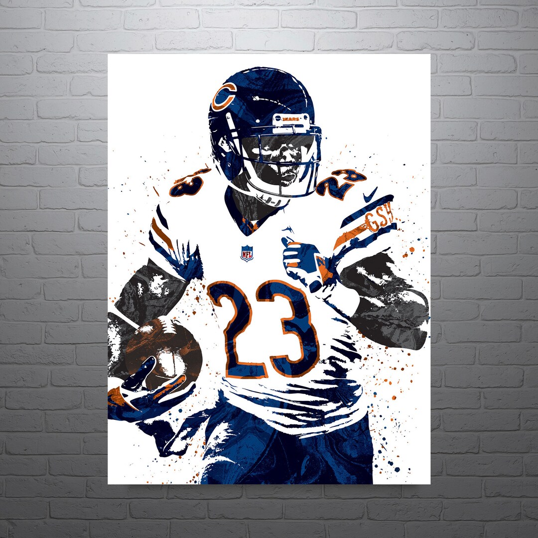 Devin Hester Chicago Bears Football Art Poster-free US Shipping - Etsy