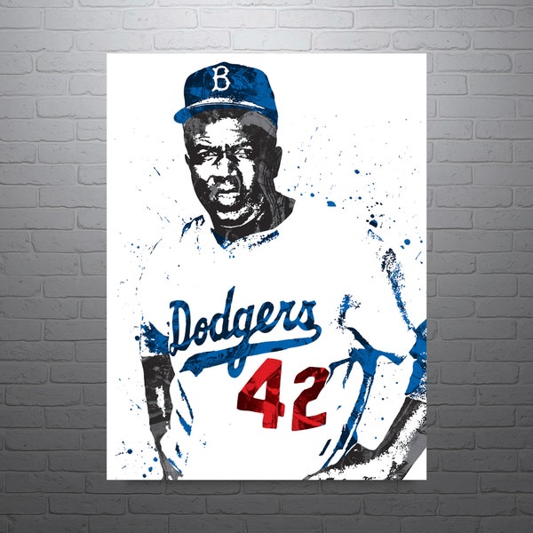 Jackie Robinson Poster - Etsy