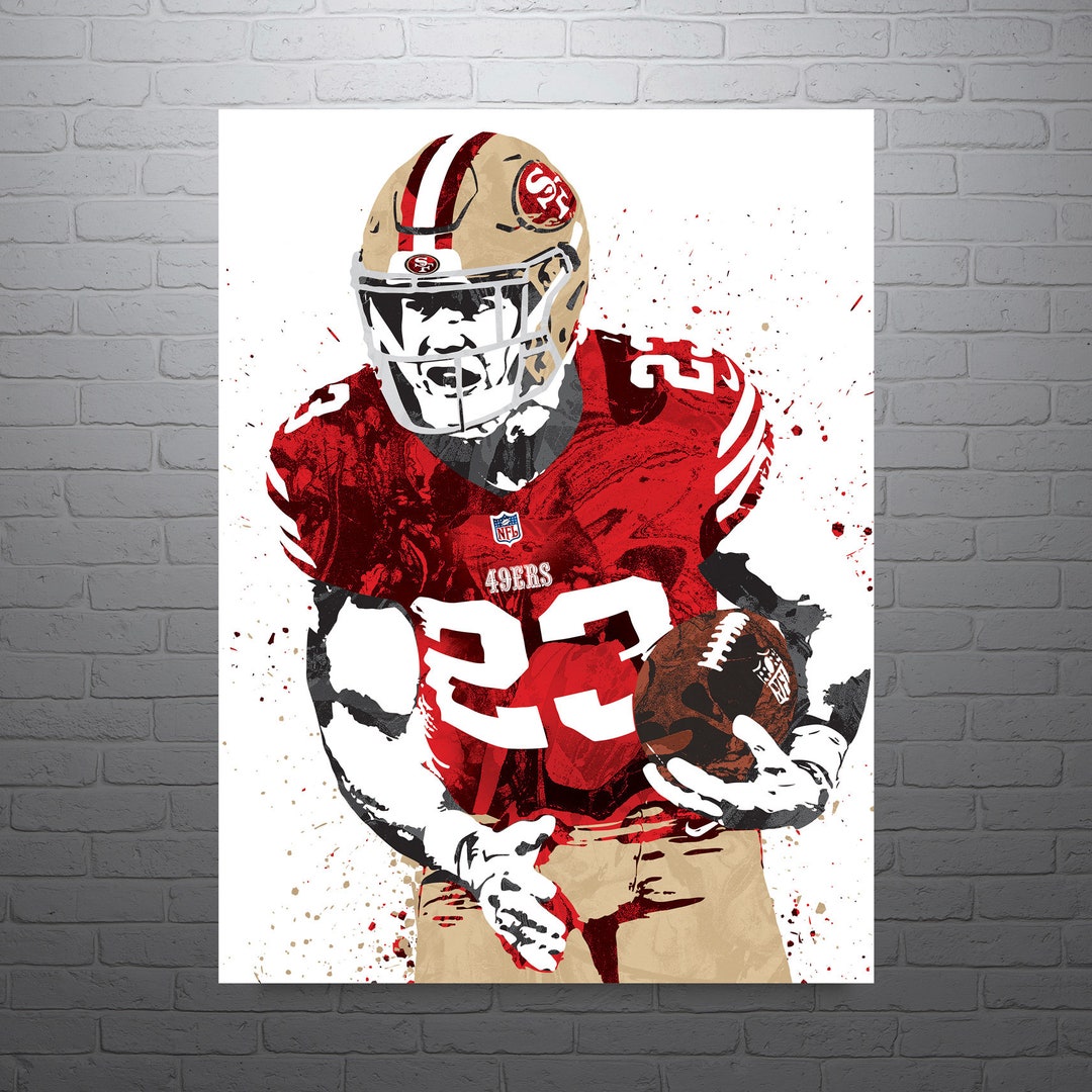 Christian Mccaffrey San Francisco 49ers Football Art Poster-free US ...