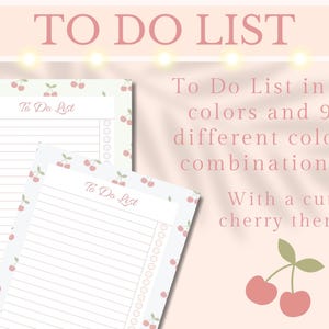 Digital to Do List Printable Task Checklist Organization Planner Cute ...