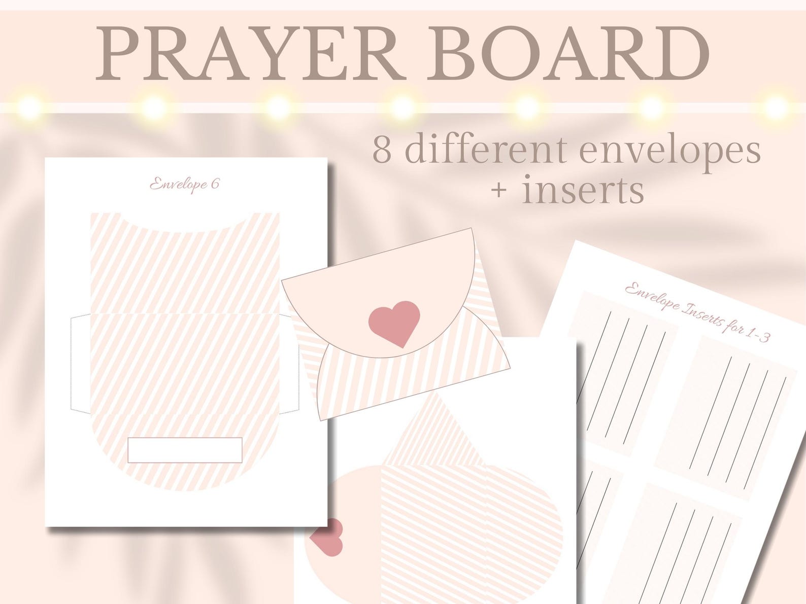 Prayer Board Kit Printable Christian Prayer Board Bulletin Board Kit ...