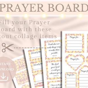 Christian Prayer Board Kit Printable Bulletin Board Kit Christian ...