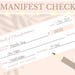 Manifestation Check Printable Law of Attraction Money Check Vision ...