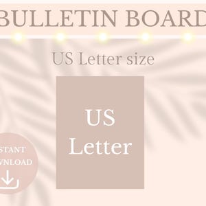 Classroom Bulletin Board Kit Motivational Printable Teacher DIY Back to ...