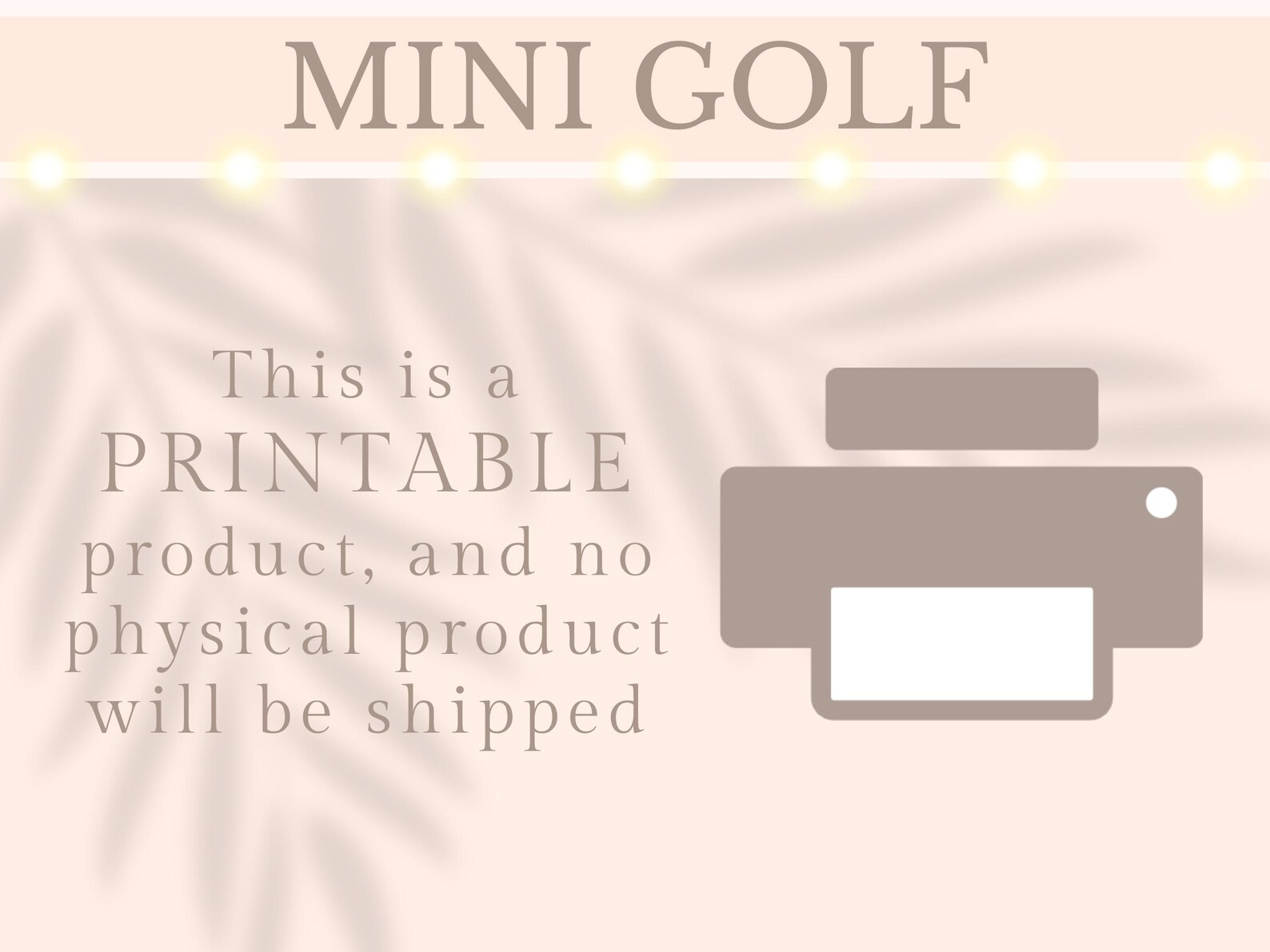 Mini Golf Score Card Printable Miniature Golf Scorecard Bachelorette ...