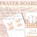 Fall Prayer Board Kit Printable Bulletin Board Kit Tartan Pattern ...