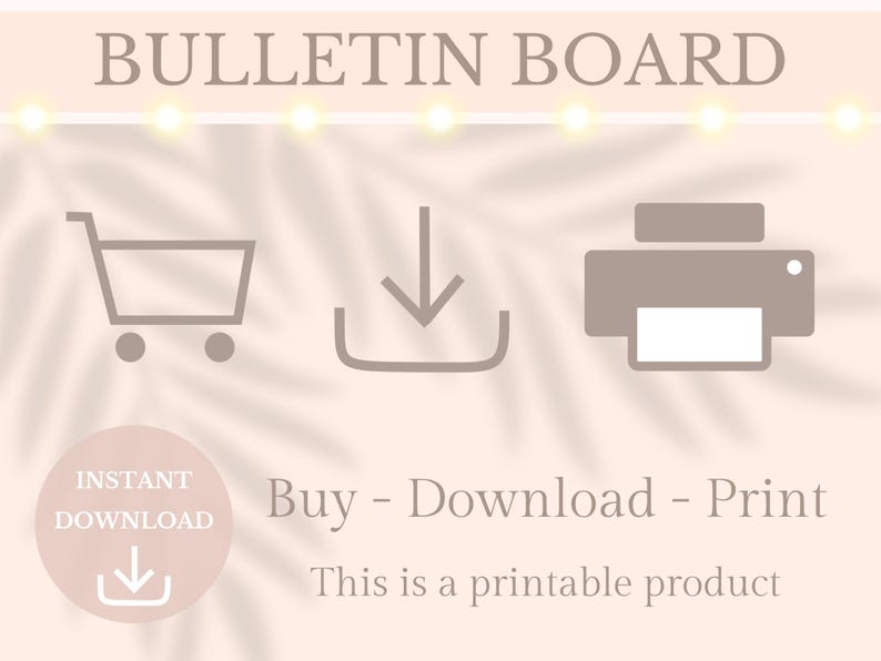 Classroom Bulletin Board Kit Motivational Printable Teacher DIY Back to ...