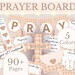 Fall Prayer Board Kit Printable Bulletin Board Kit Tartan Pattern ...