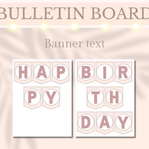 Birthday Bulletin Board Display Printable Back to School Kit Teacher ...