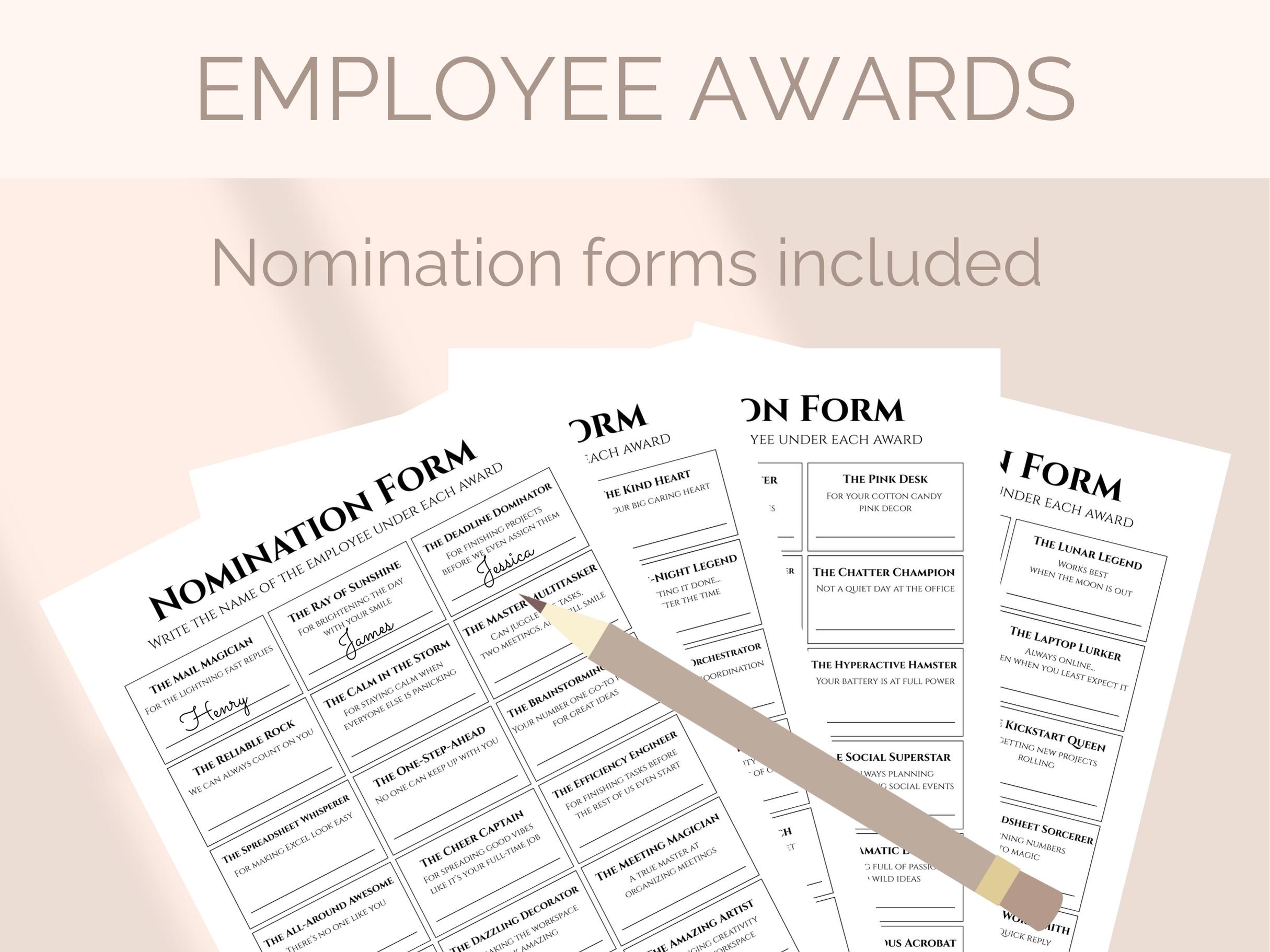 Funny Employee Award Certificate Template Printable EDITABLE Fun ...
