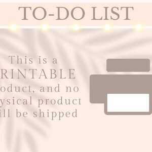 To Do List Printable Task Checklist Productivity Tracker Minimalist ...
