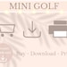 Mini Golf Score Card Printable Miniature Golf Scorecard Bachelorette ...