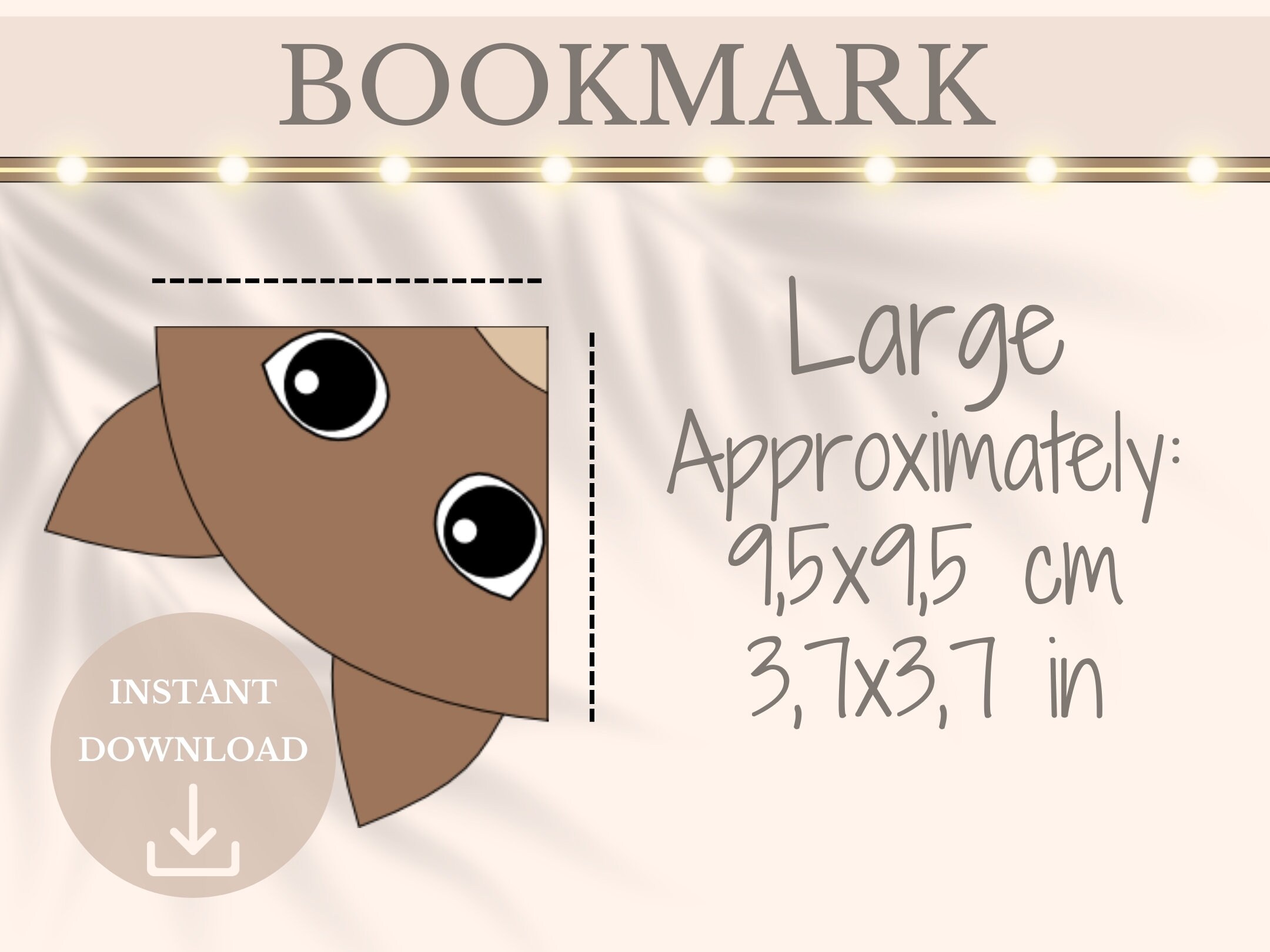Cat Corner Bookmark DIY Printable, Colorful Cat Lover Gift Foldable ...