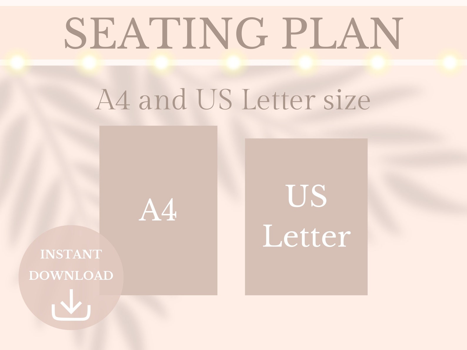 Wedding DIY Table Seating Planner PRINTABLE Paper Cutouts Event ...